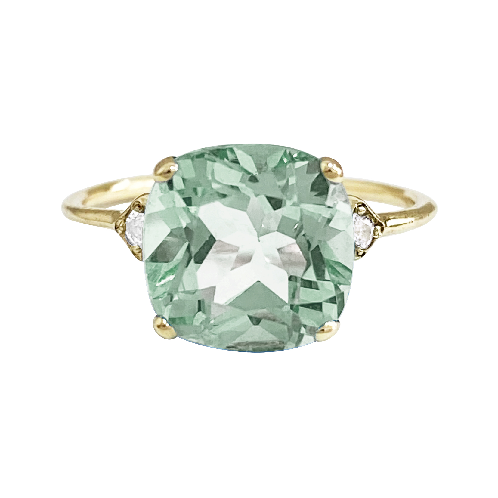 Anillo Paris Amatista Verde - Gaby Florez Jewels
